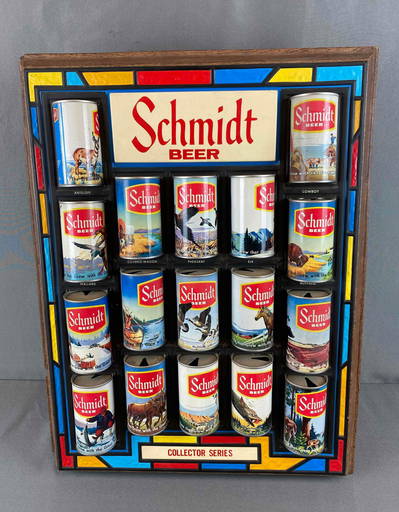 Schmidt Beer Classic Collector Series Advertising Sign