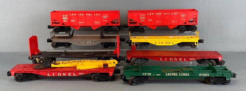Group Of 8 Assorted O Scale Train Cars