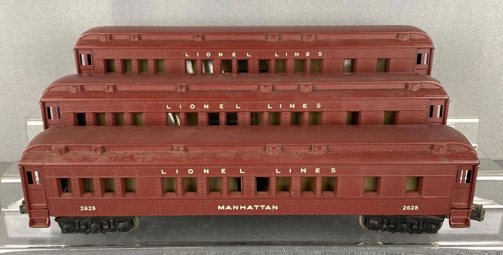 Group Of 3 Lionel Lines O Scale Train Cars