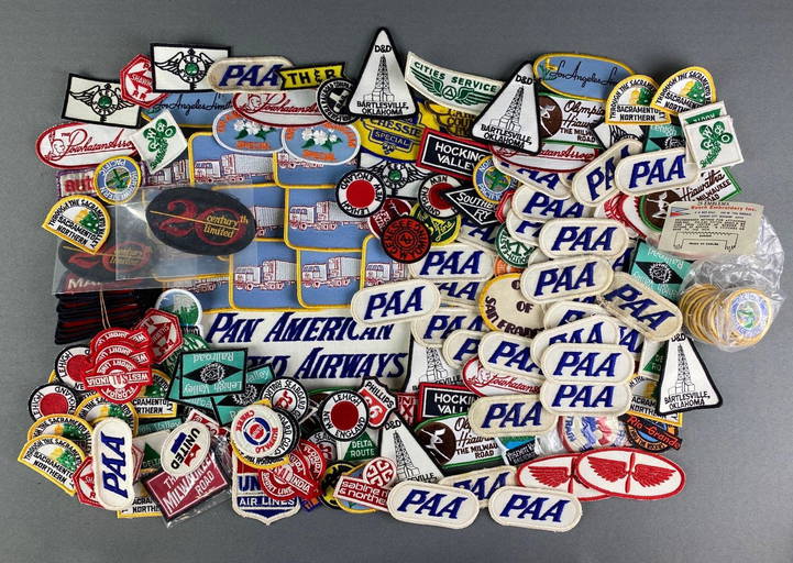Group Of 50+ Assorted Train Patches
