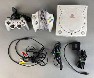Playstation 1 Console And A Collection Of Games
