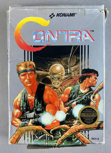 Nintendo Nes Contra Game Cartridge
