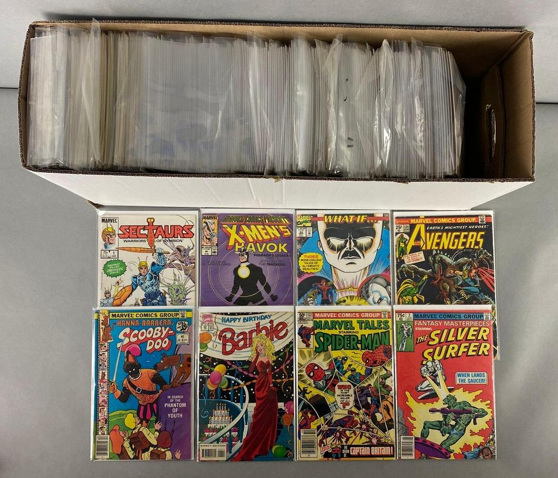 Long Box Of Assorted Comic Books