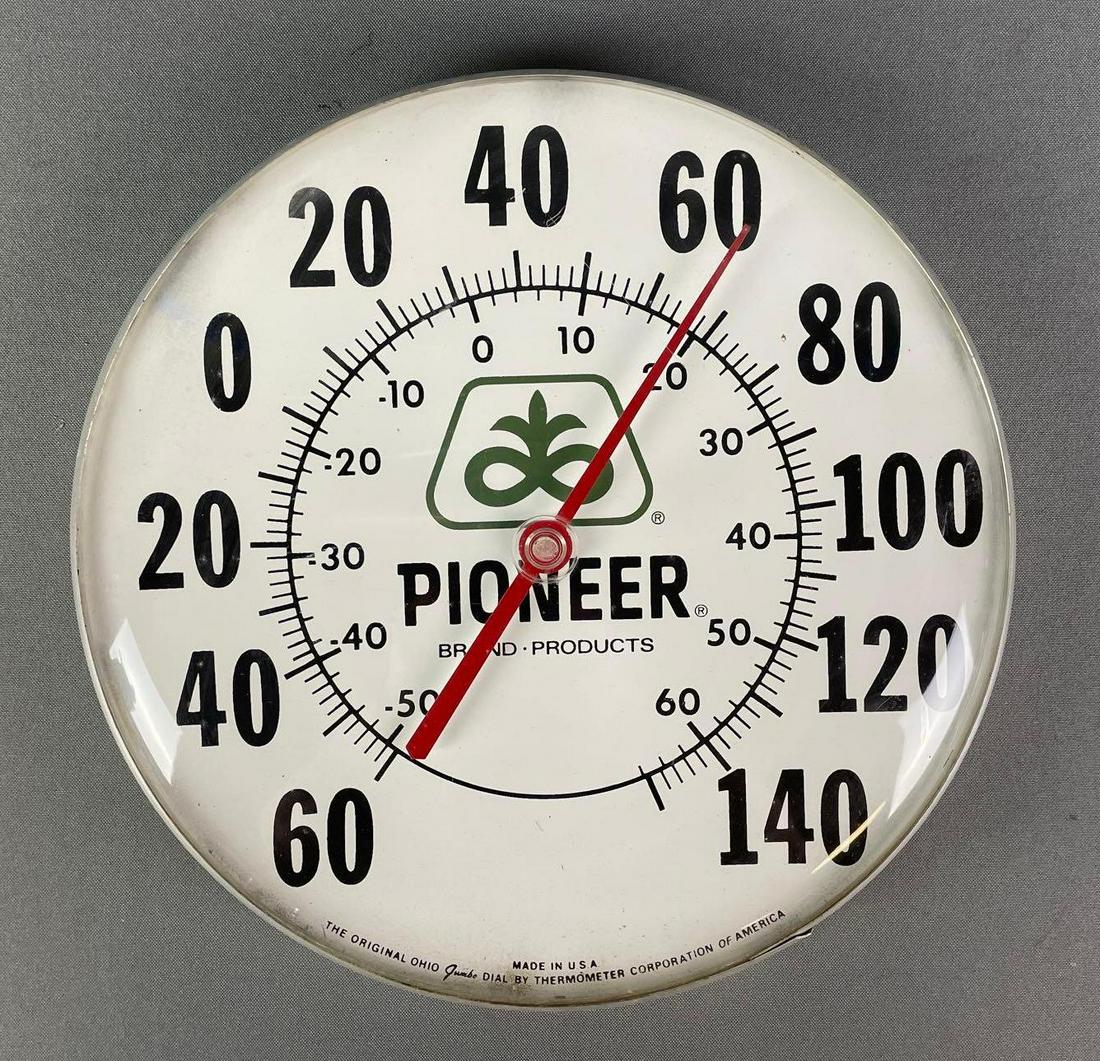 Vintage Pioneer Farm Advertising Thermometer - Nov 20, 2022 | Matthew ...