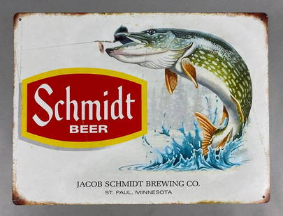 Schmidt Beer Classic Collector Series Advertising Sign