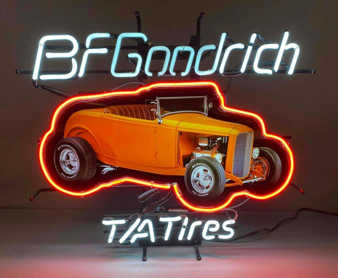 Vintage Bf Goodrich Neon Advertising Sign
