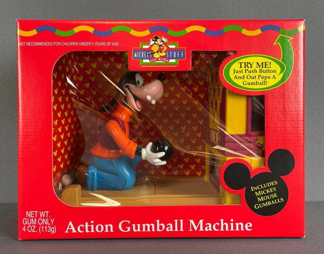 Disney Goofy Bowling Action Gumball Machine