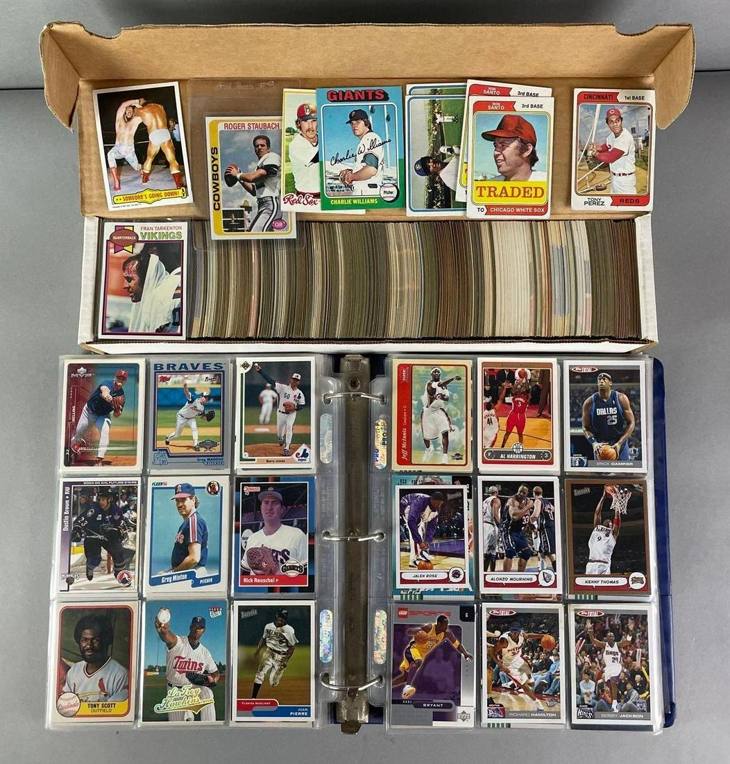 1300+ 1970s - 2000s Baseball, Football, Basketball and Hockey Cards ...