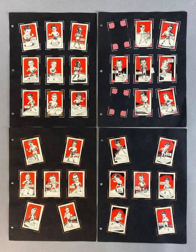 Group Of 50+ Famous Fighters Boxing Cigarette Cards