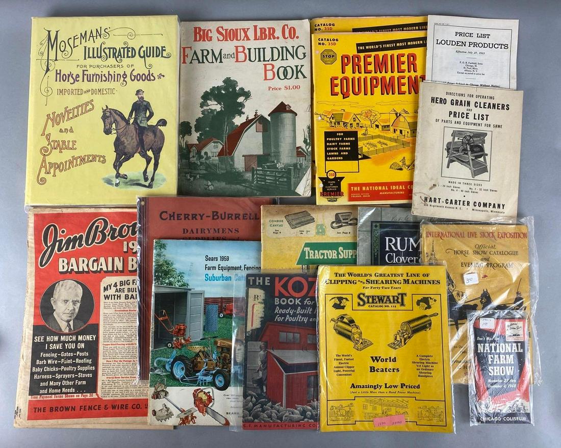 Group Of Assorted Farm Ephemera