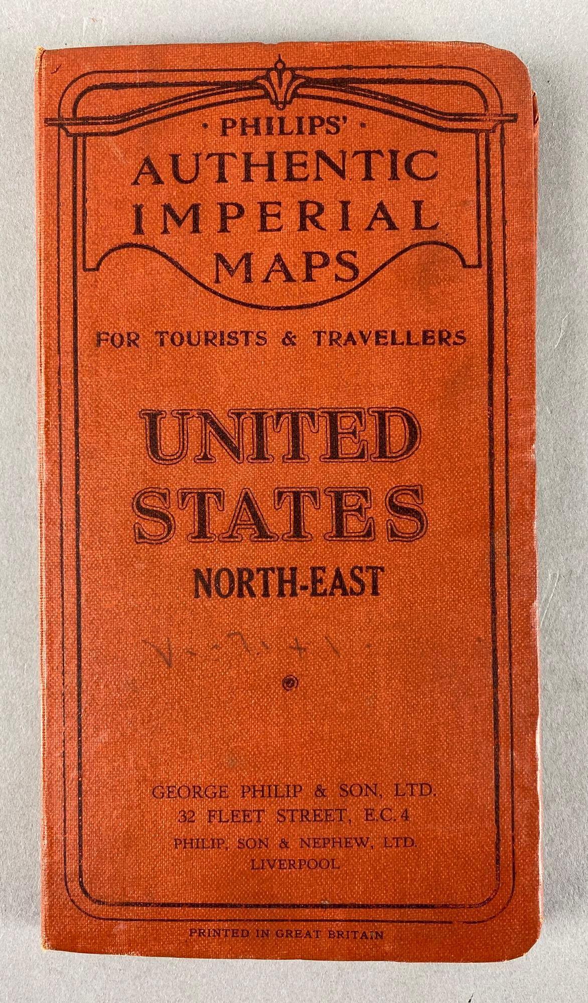 Philips Authentic Imperial Maps For Tourists and Travelers US North ...