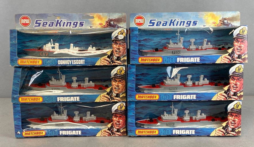 Group Of 6 Matchbox Sea Kings Die Cast Vehicles