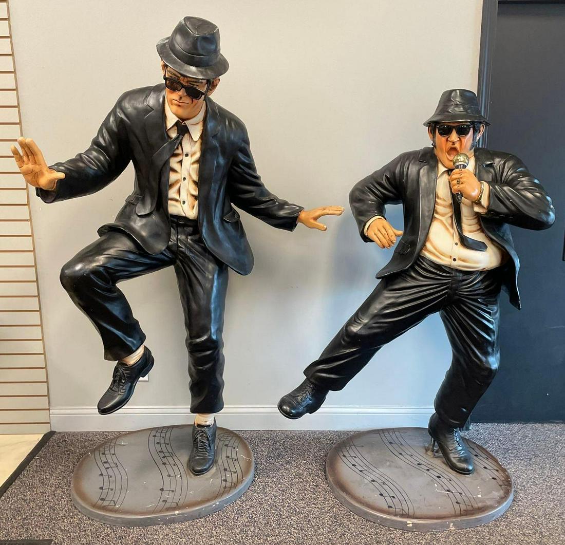 Life Size The Blues Brothers Jake And Elwood Blues Statues