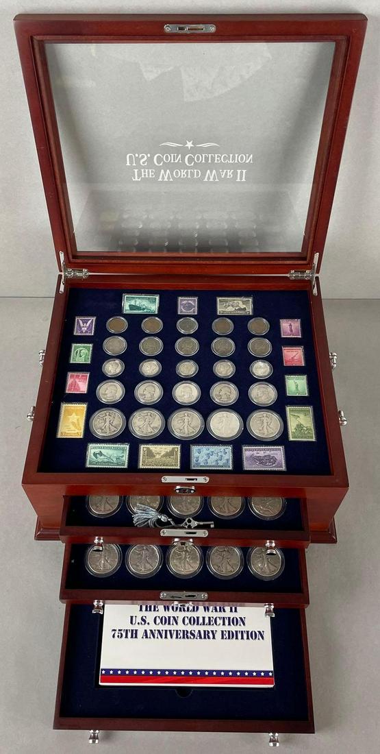 The World War Ii U.s. Coin Collection With Stamps