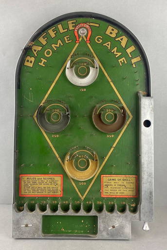 Vintage Baffle Ball Home Table Top Game