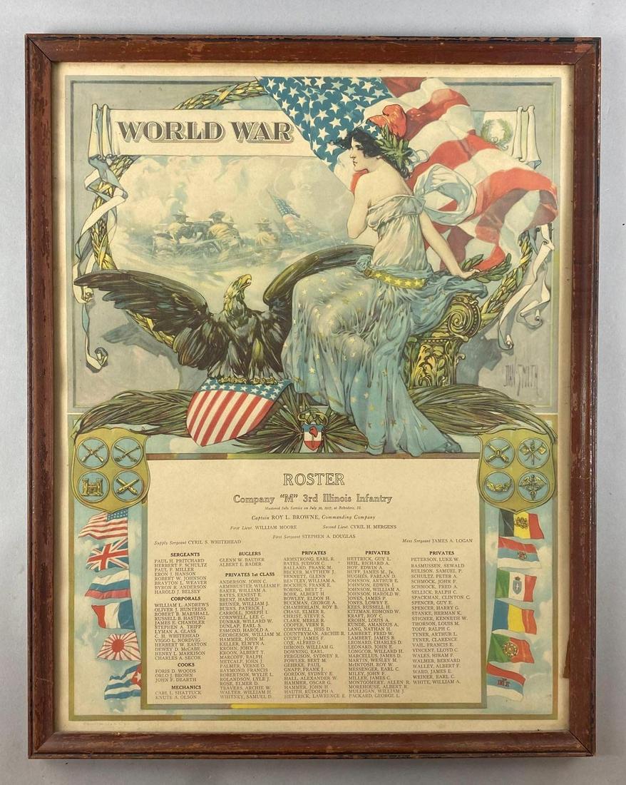 World War Company M Illinois Infantry Roster - Mar 11, 2023 | Matthew ...