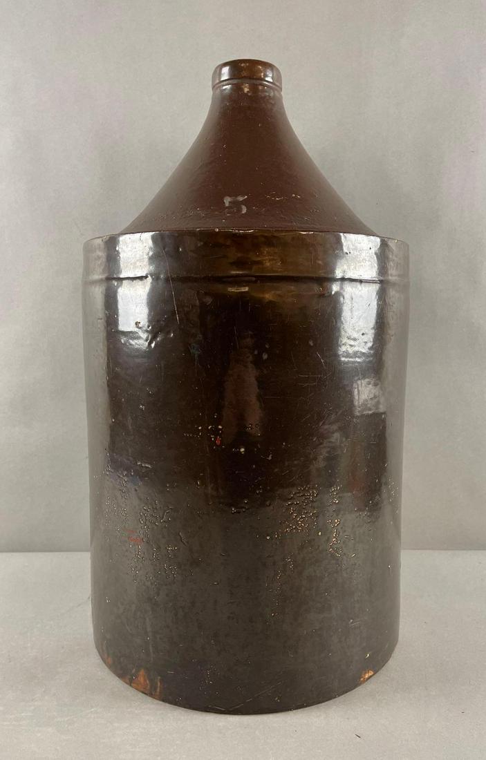 5 Gallon Albany Brown Slip Shoulder Jug - Mar 18, 2023 | Matthew ...