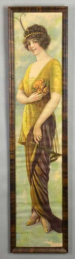 1914 Alfred Everitt Orr Panama Flapper Girl Lithograph (#0677) on Mar ...