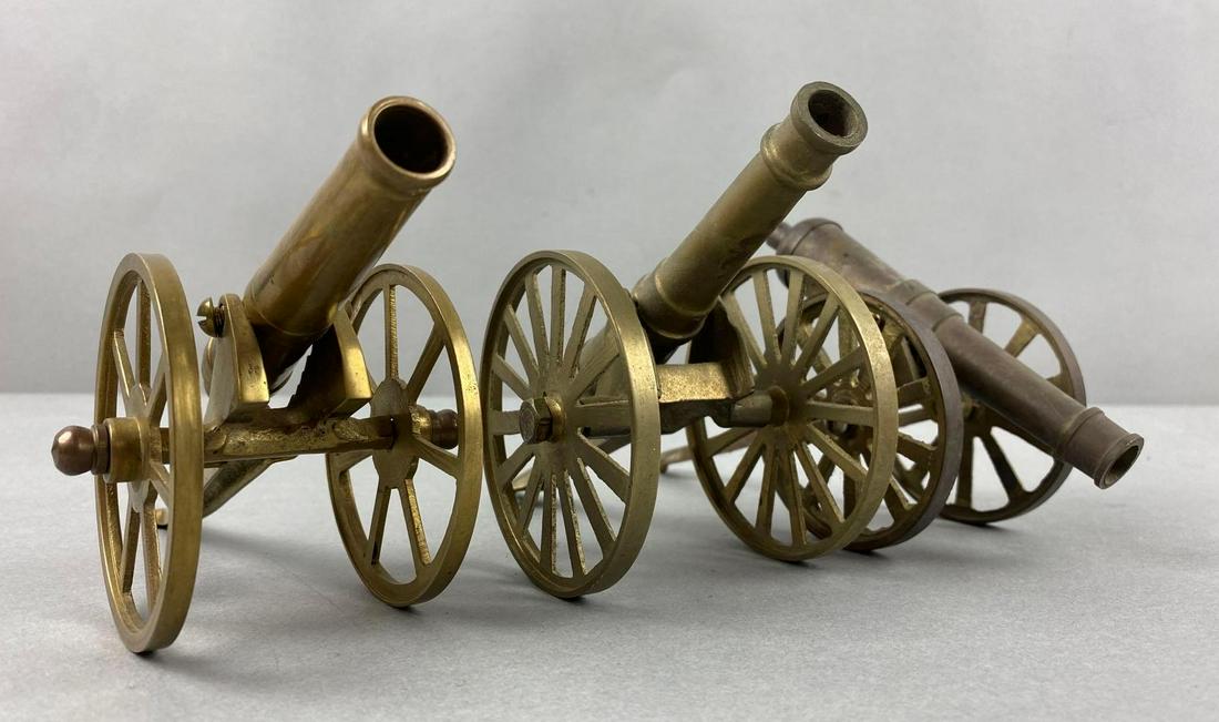 Group of 3 Brass Toy Cannons - Mar 19, 2023 | Matthew Bullock ...