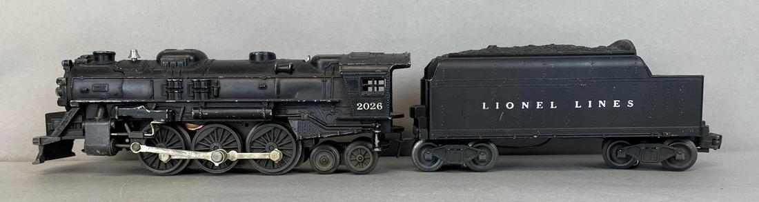 1948 Lionel O Scale No. 2026 Steam Locomotive And Tender