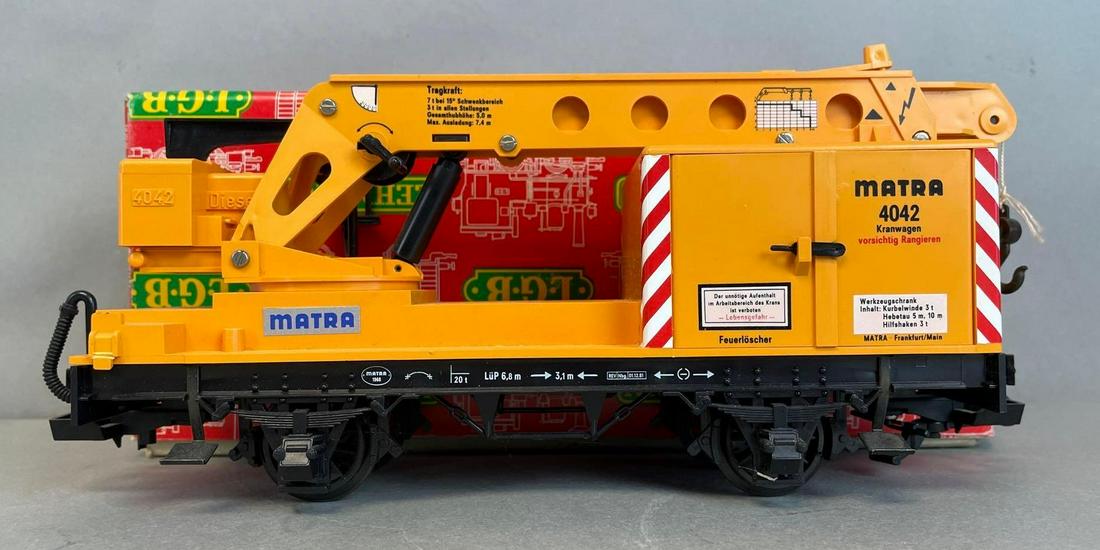 LGB No. 4042 G Scale Diesel Crane Car (#0098) on Mar 25, 2023 | Matthew ...