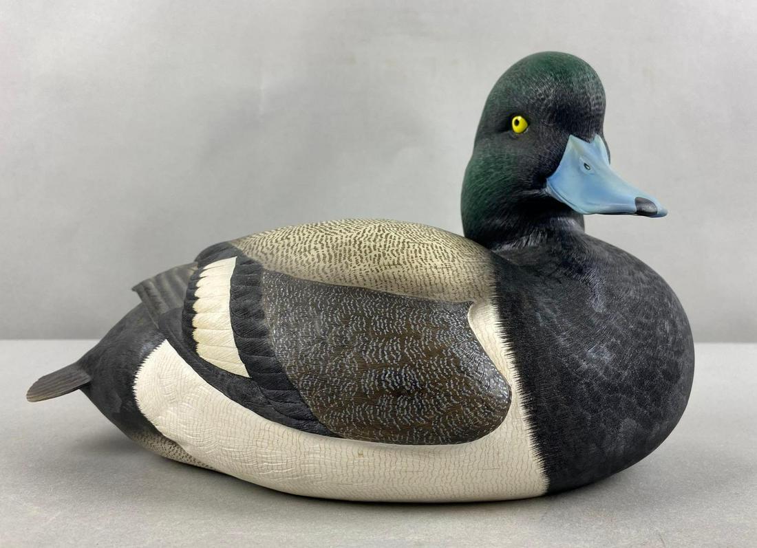 Danbury Mint George Kruth Greater Scaup Duck Decoy