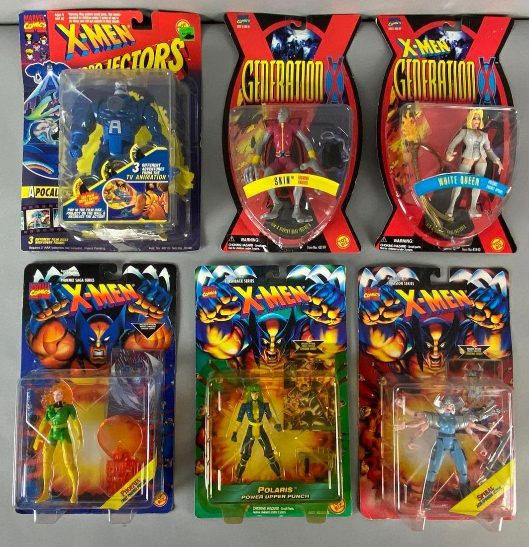 Group Of 6 Toy Biz Marvel X Men Action Figures