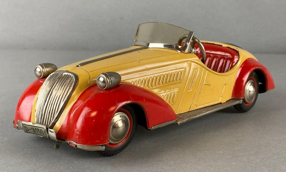 Distler Bmw Wanderer Convertible Tin Wind Up Car