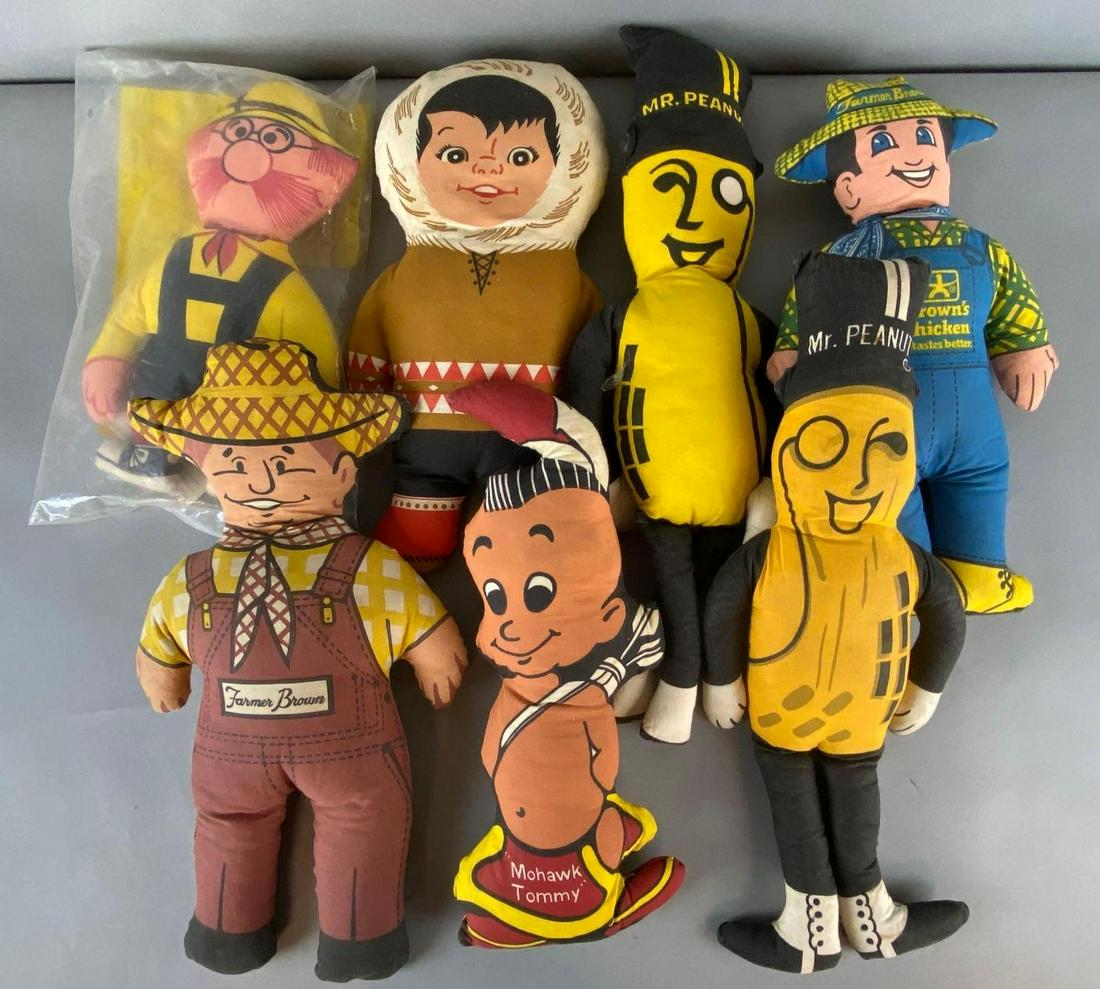 Group Of 7 Mascot Ragdoll Plushies Auction