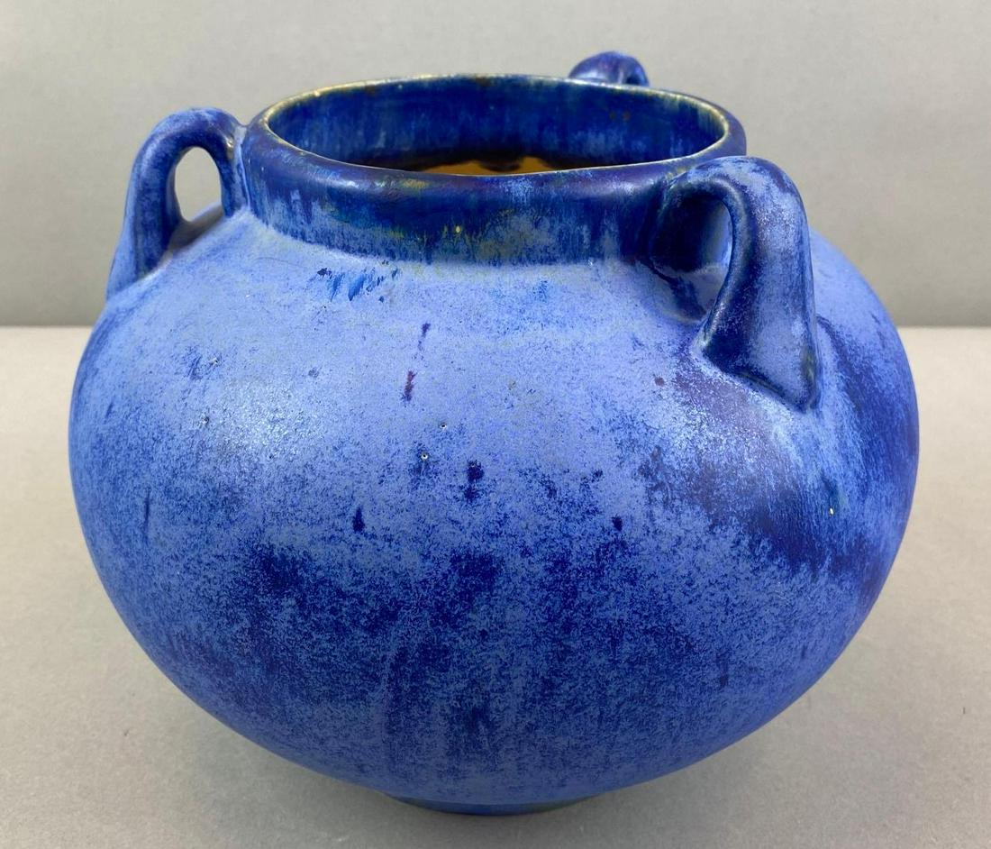 Fulper Arts And Craft Pottery Three Handled Vase