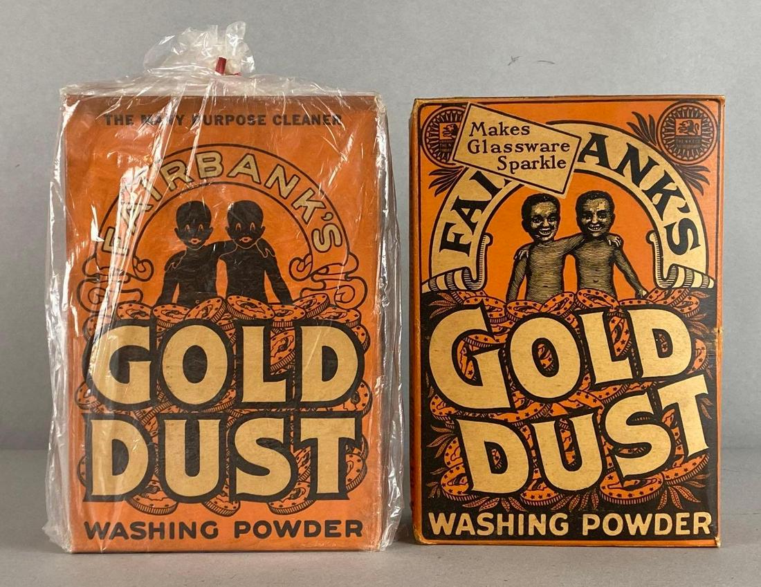 Group Of 2 Fairbanks Gold Dust Washing Powder Boxes