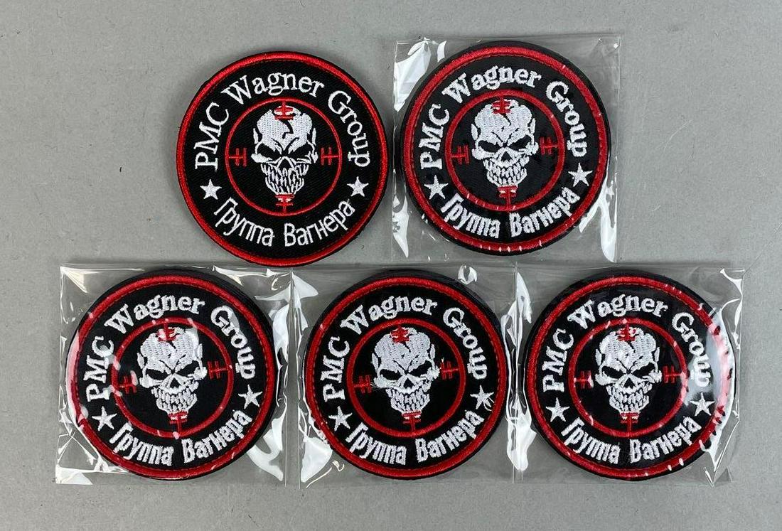 Group Of 5 Russian Pmc Wagner Group Velcro Patches Auction