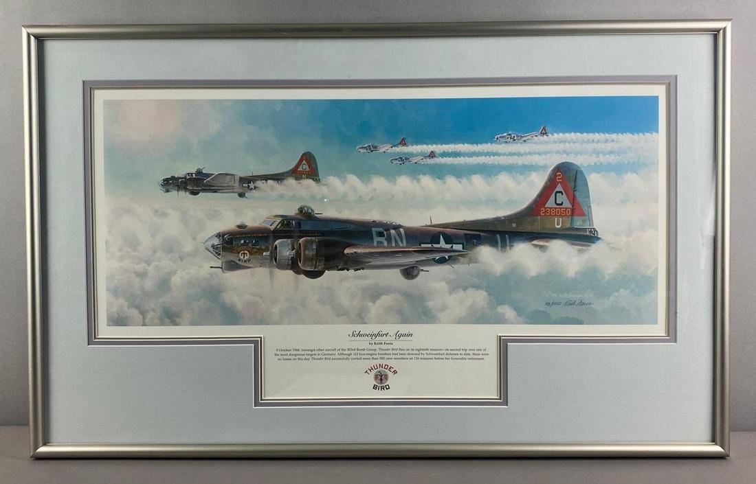 Keith Farris Signed Schweinfurt Again Limited Edition Print Auction