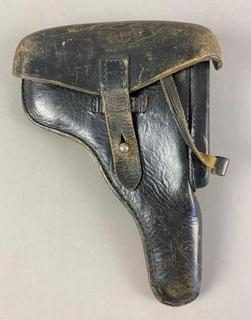 Ww2 German Luger Pistol Leather Holster Auction