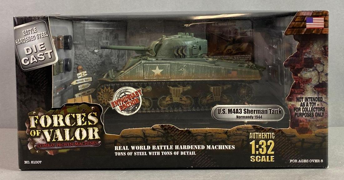 Unimax Forces Of Valor Die Cast Enthusiast Edition Us M4a3 Sherman Tank