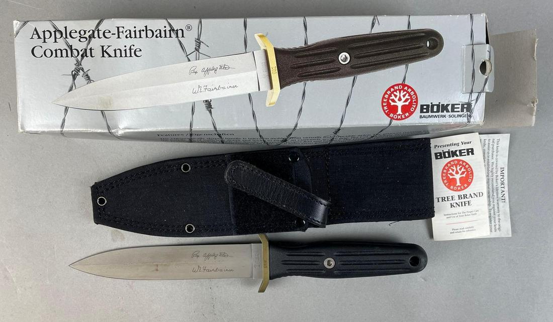 Applegate Fairbairn Combat Knife With Sheath