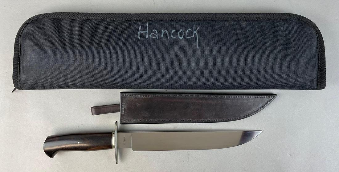 Hancock 19 M.s. 98 Fixed Blade Knife With Sheath Auction