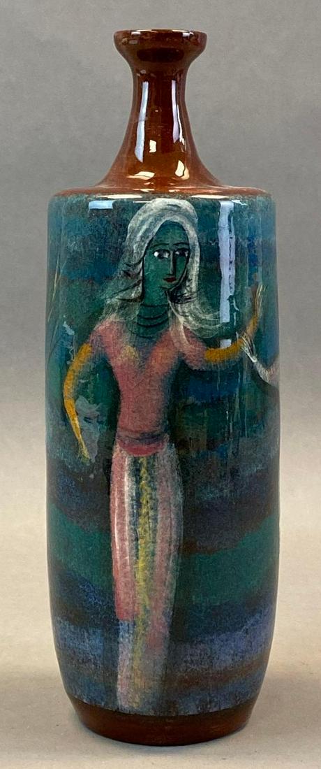 Polia Pillin Women Dancing Figural Art Pottery Vase Auction