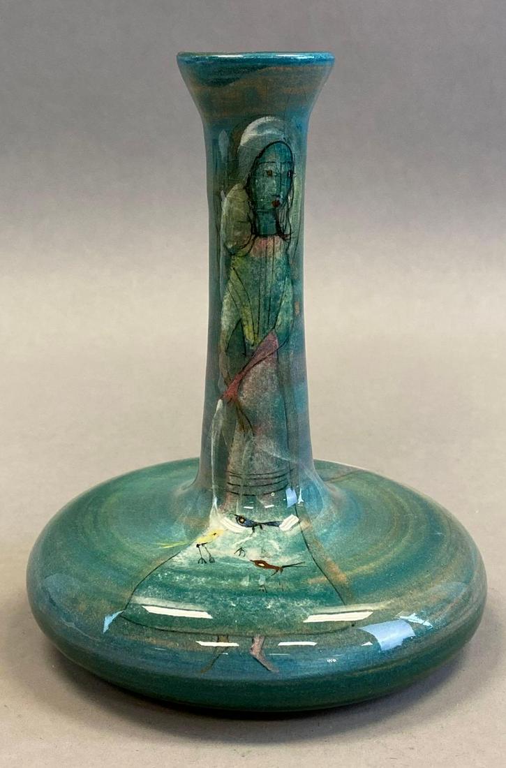 Polia Pillin Two Women Art Pottery Figural Vase Auction