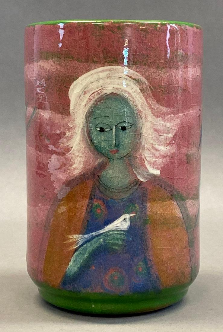 Polia Pillin Women Figural Art Pottery Vase Auction