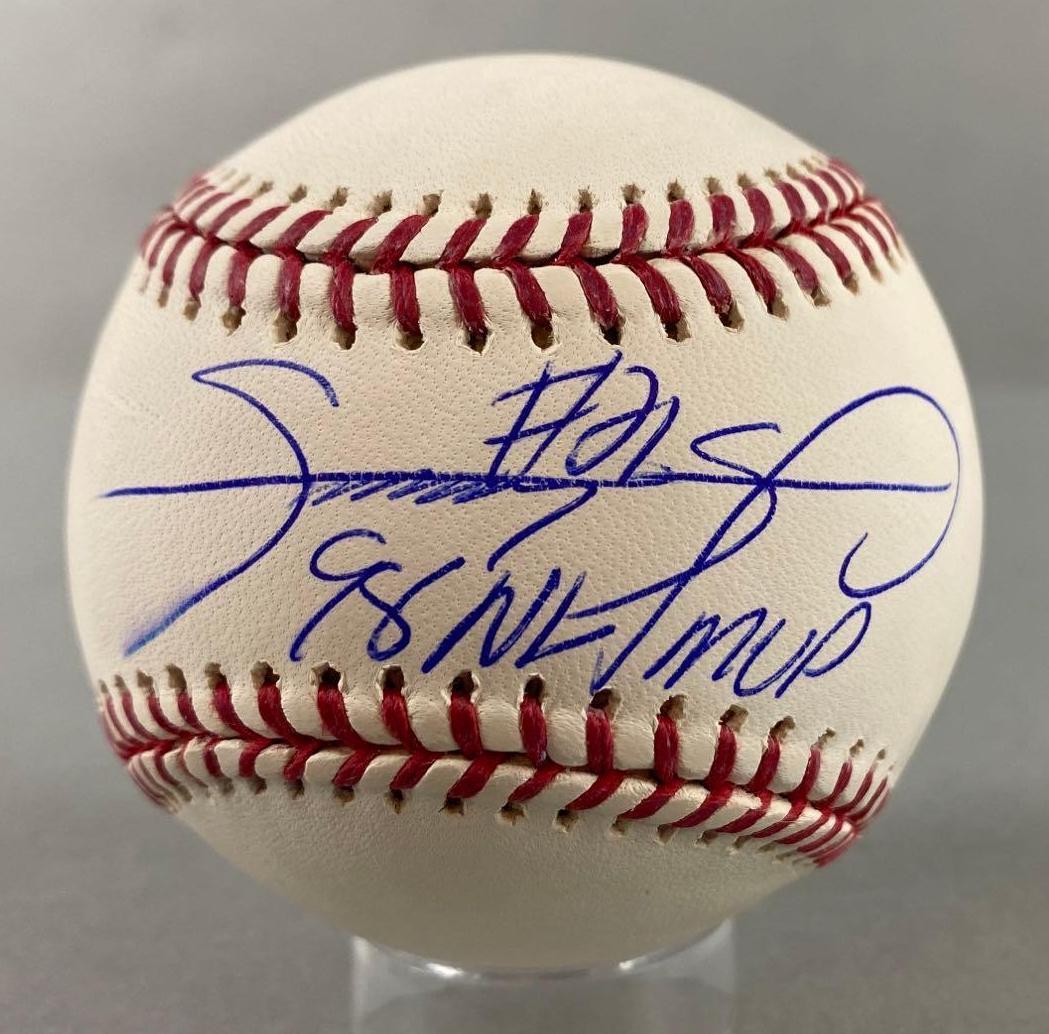 Sammy Sosa Signed Baseball With Inscription And Coa Auction
