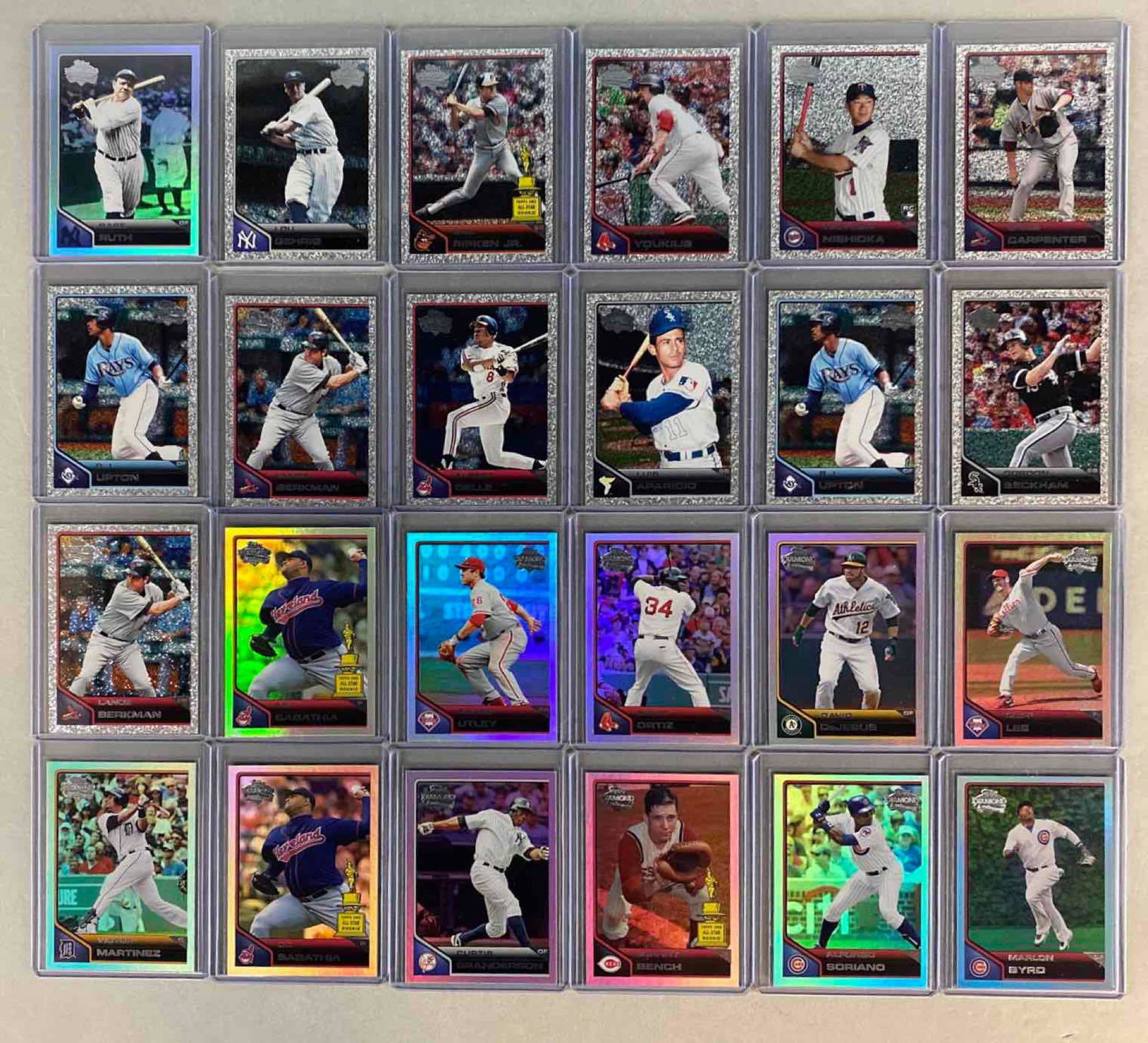 24 - 2011 Topps Lineage Diamond Anniversary And Refractors Auction