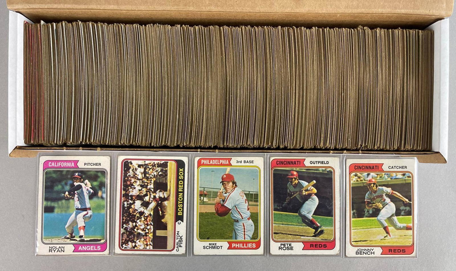 1974 Topps Baseball Partial Set 555/660 With Hofs, Stars, And Rookies ...