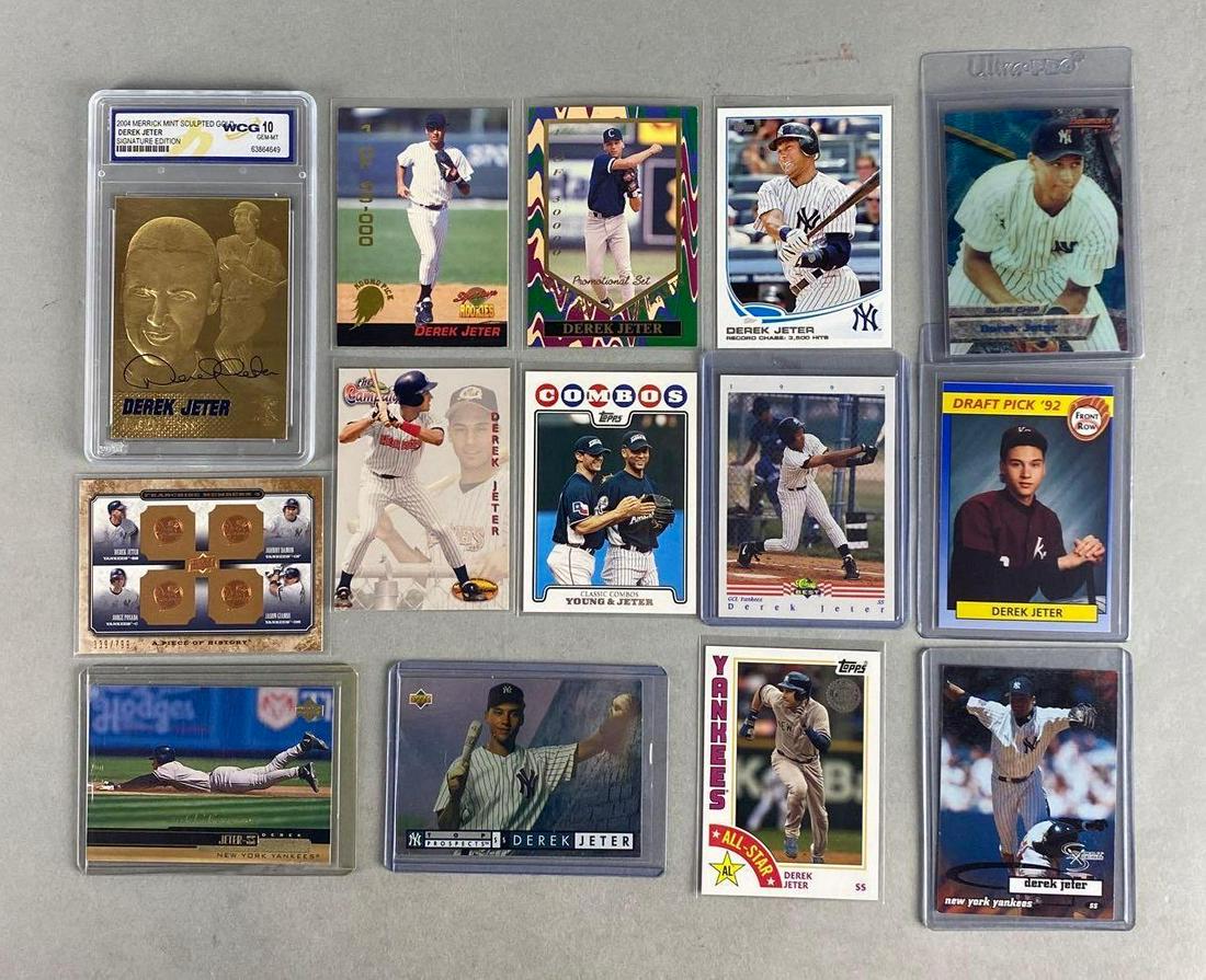 14 Derek Jeter Cards With 8 Rookies
