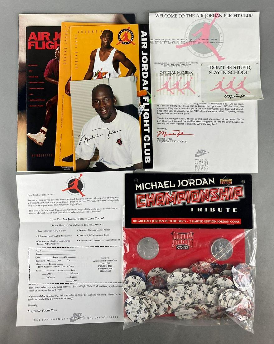 1992 Air Jordan Flight Club Membership And 100 Unopened Upper Deck ...
