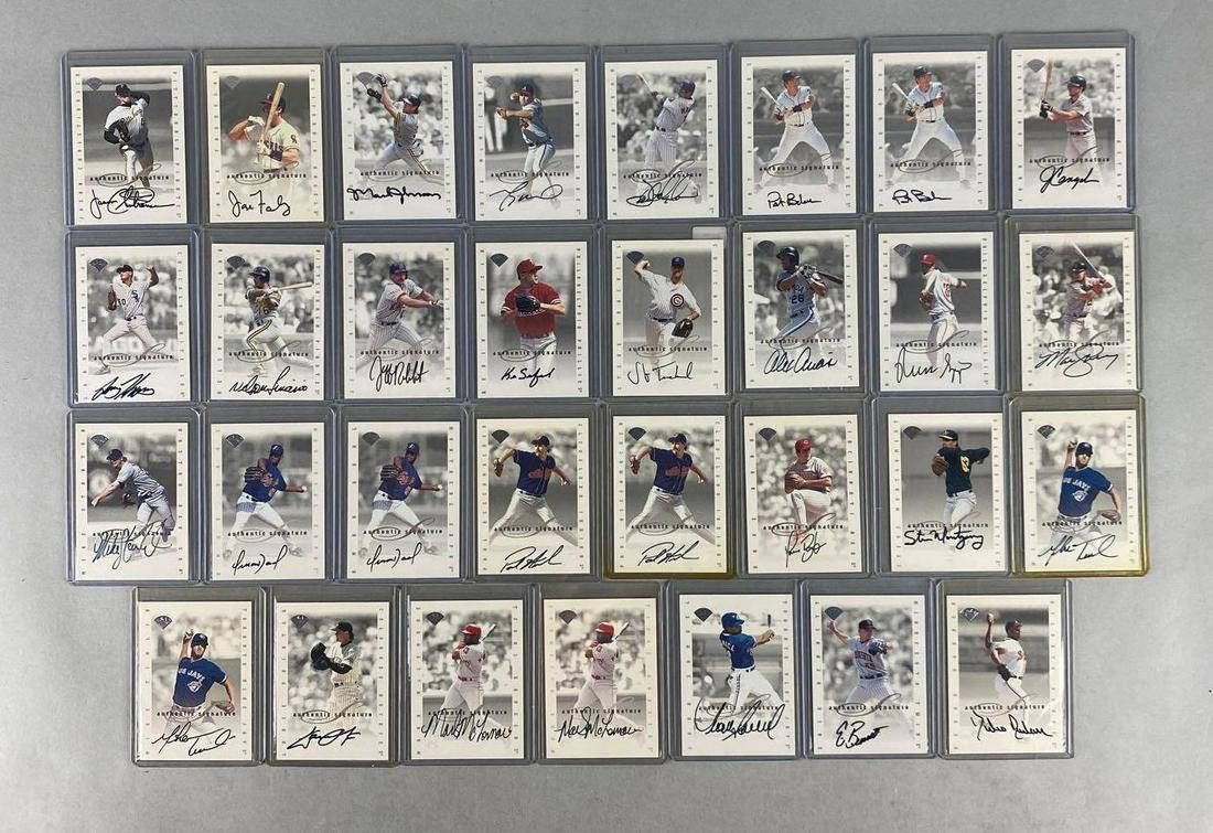 31 - 1996 Leaf Extended Signature Series Signed Cards Auction