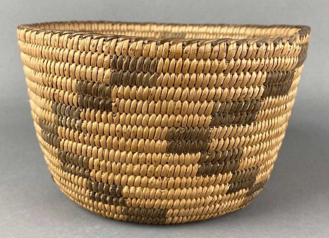 Native American Woven Basket Auction