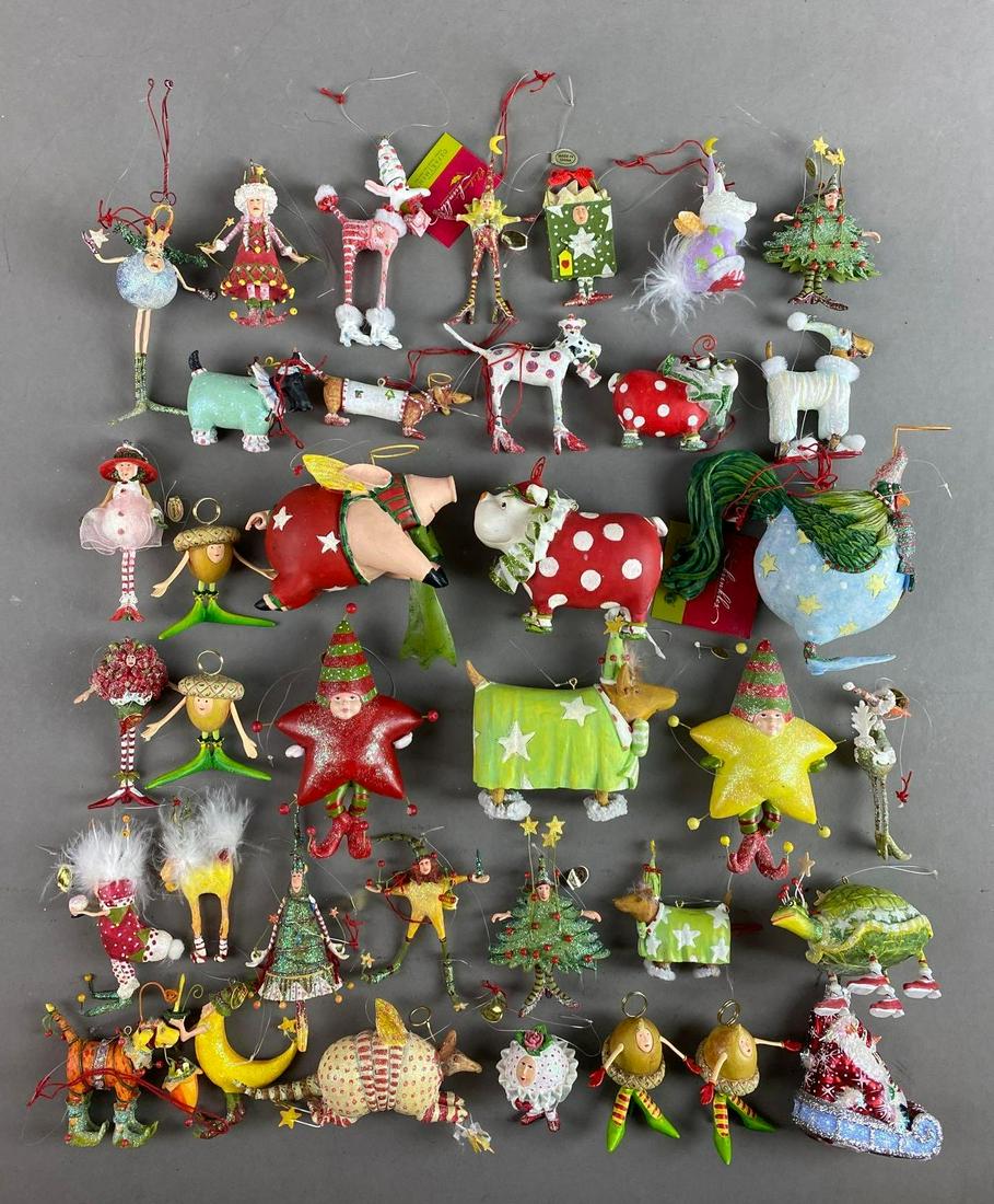 Group Of 37 Department 56 Christmas Krinkles Ornaments Auction