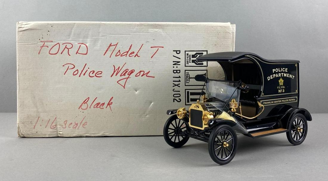 Franklin Mint Ford Limited Edition Model T Police Wagon