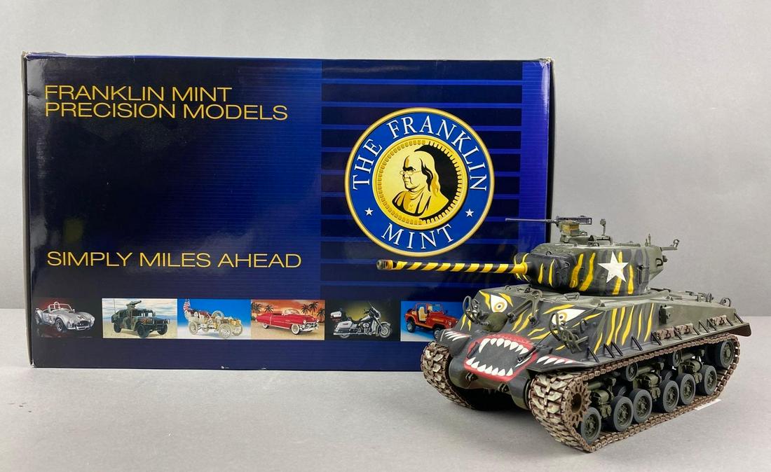 Franklin Mint M4a3 (e8) Sherman Tank Auction